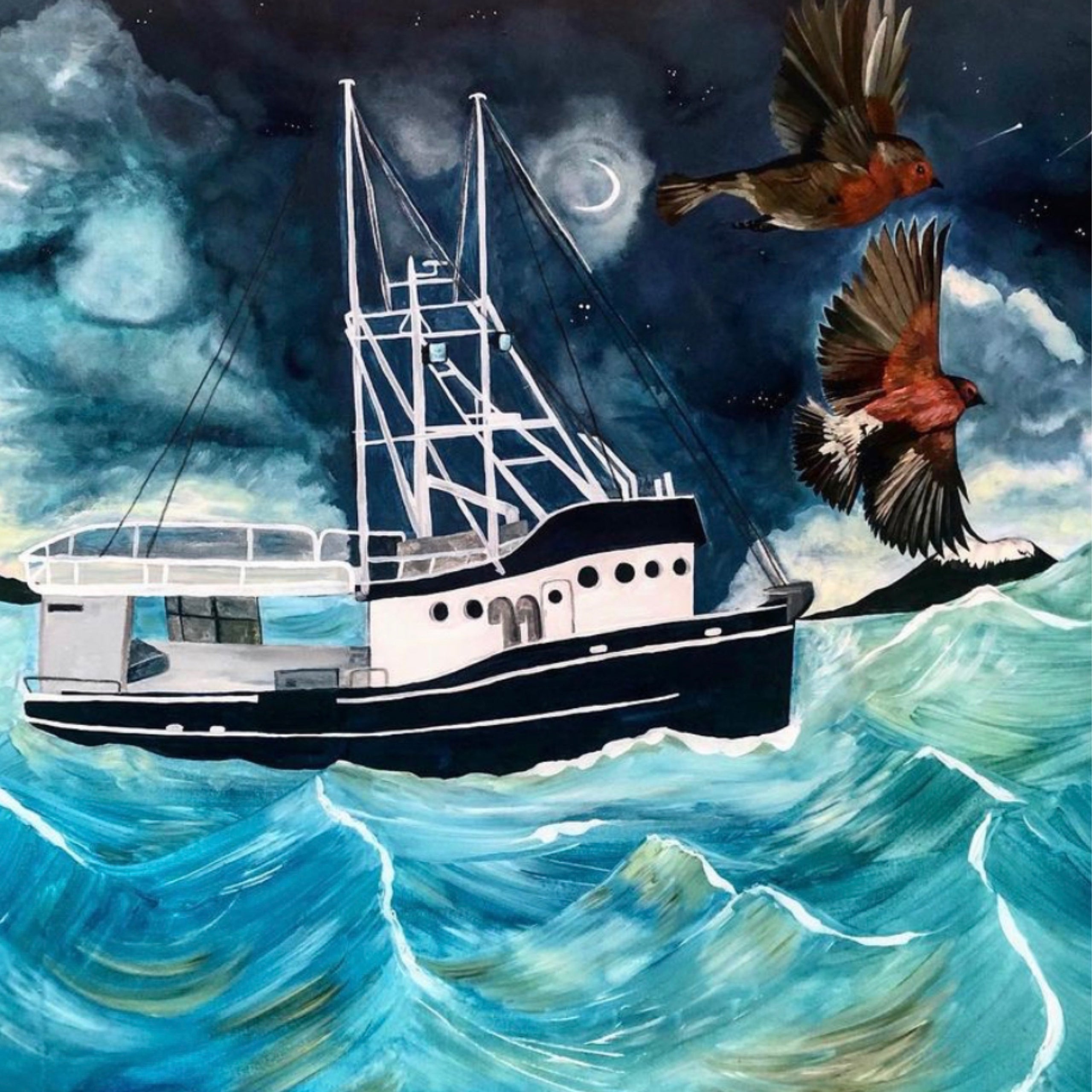 Cara Murray FV MYRA Boat Prints (Various Sizes) | Sitka Lighthouse ...